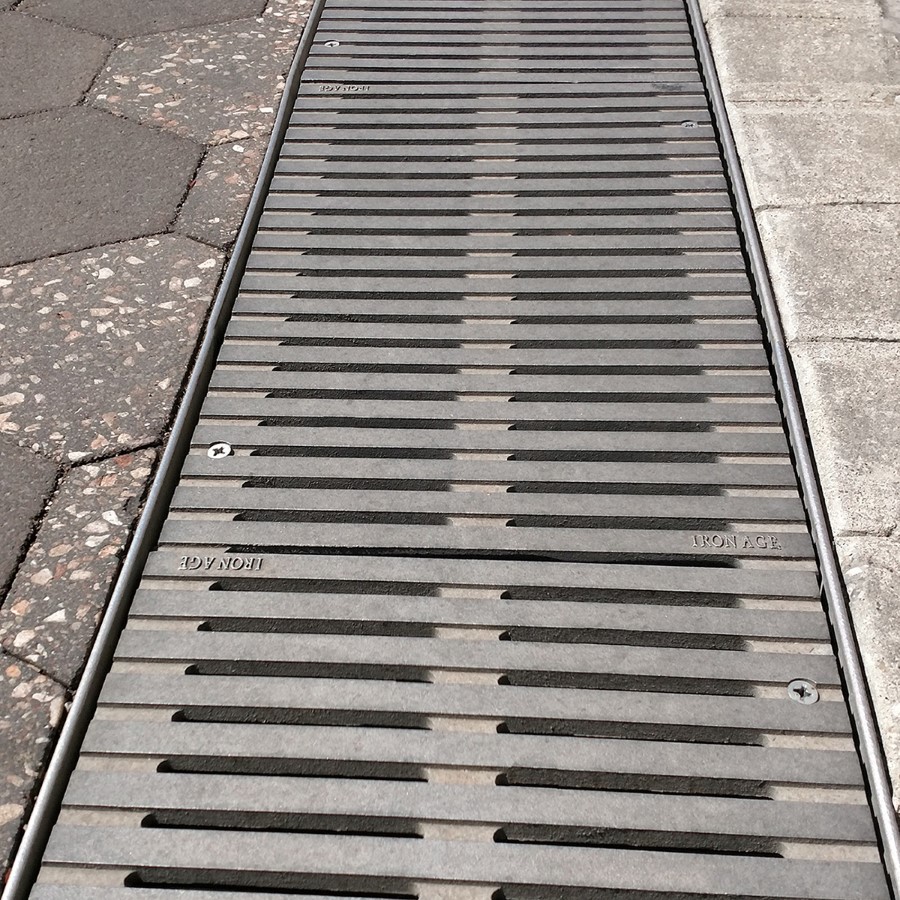 Cast Iron Channel Grate – Regular Joe 12″ x 20″ Heel Proof, Heavy Duty ...